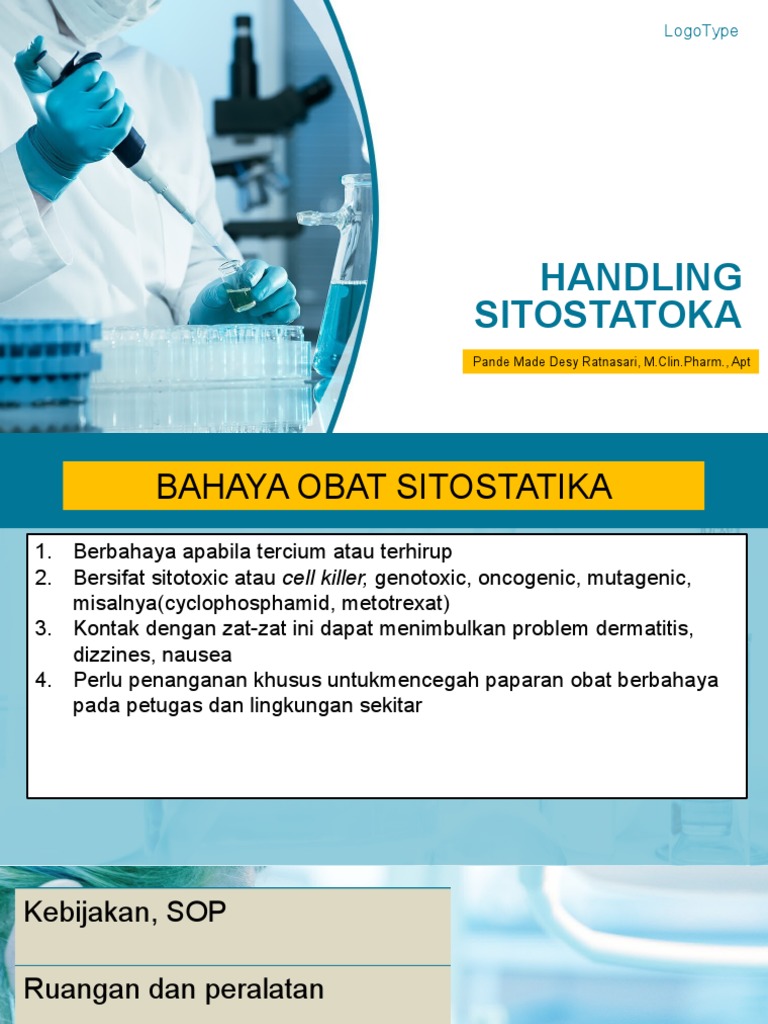 Handling Sitostatika Dan Pembuangan Limbah Obat | PDF