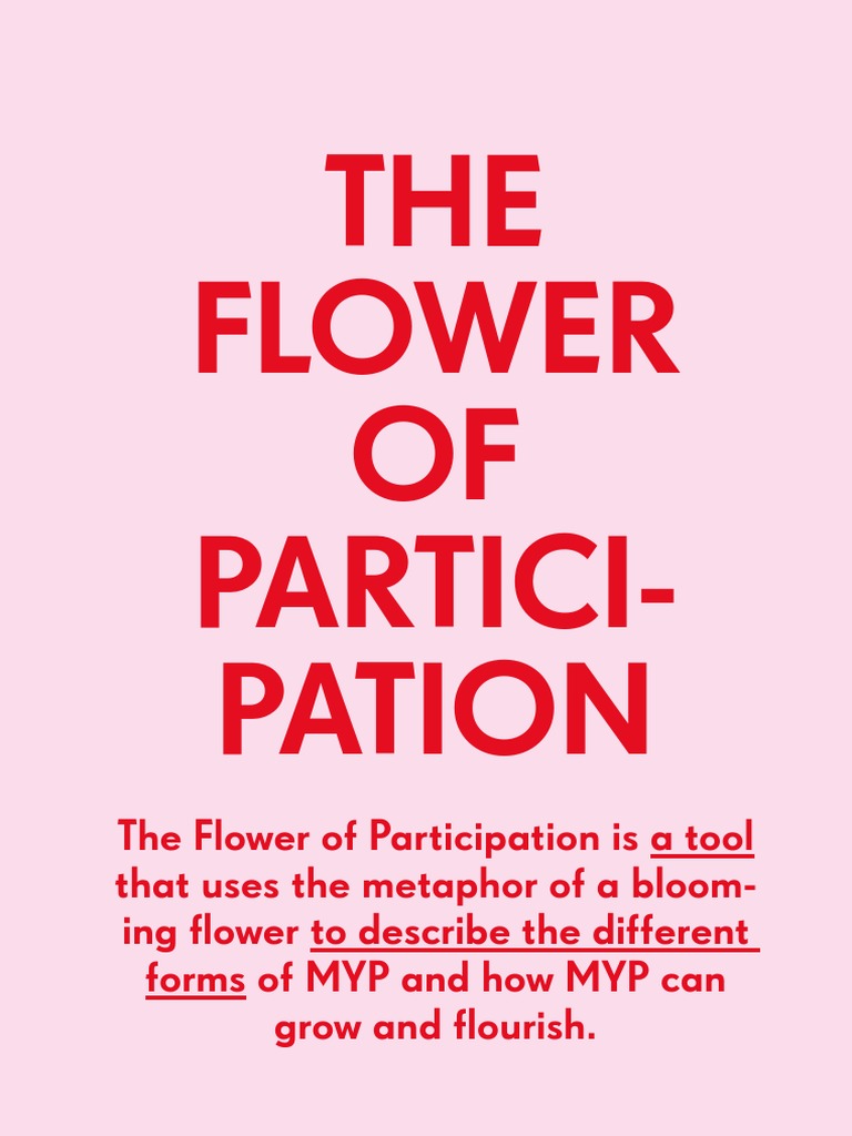 Flower of Participation Narrative | PDF | Decision Making | Mentorship