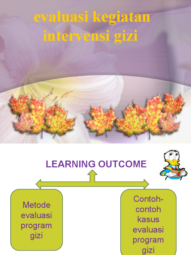 Evaluasi Program Intervensi Gizi | PDF