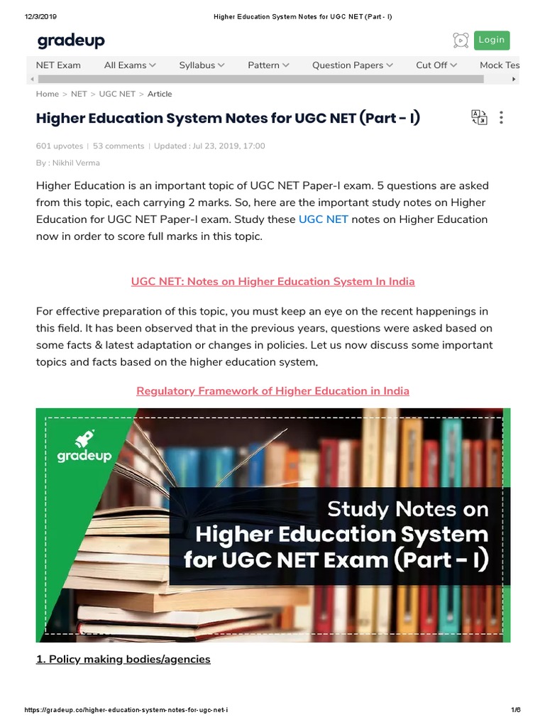 Higher Education System | PDF | Educational Stages | Higher Education
