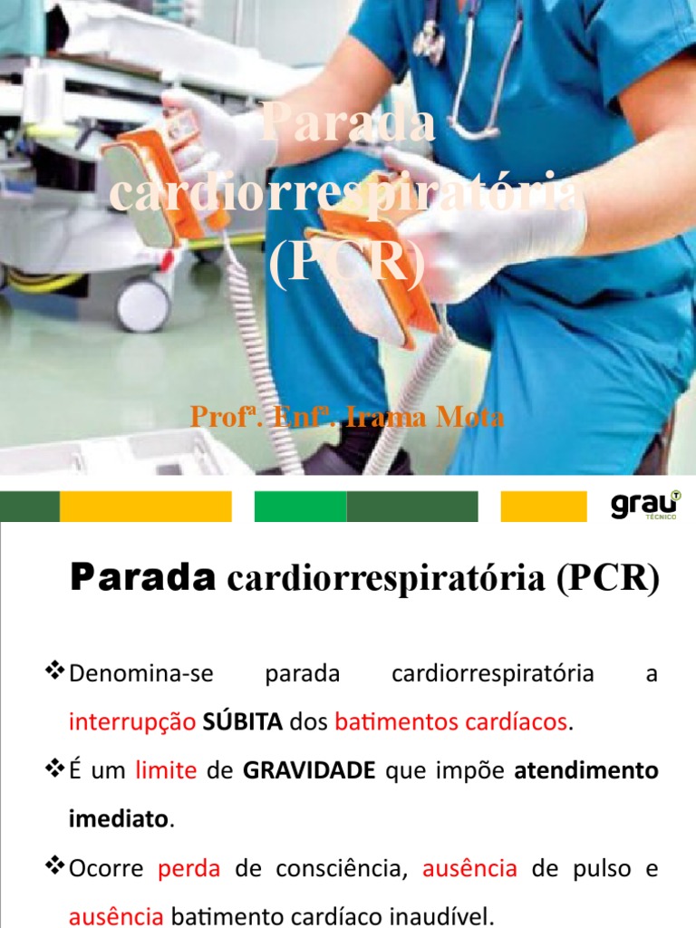 Protocolo de RCP em Parada Cardiorrespiratória | PDF | Reanimação ...