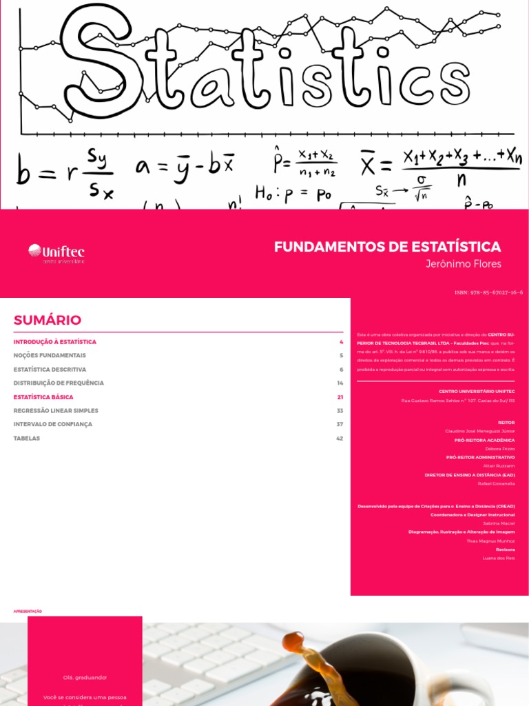 Fundamentos da Estatística | PDF | Amostragem (Estatística) | Estatísticas