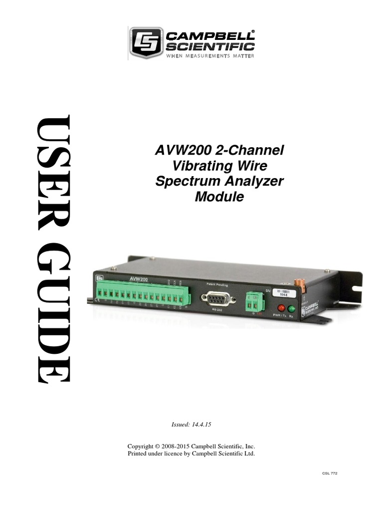 Avw200 - 772 | PDF
