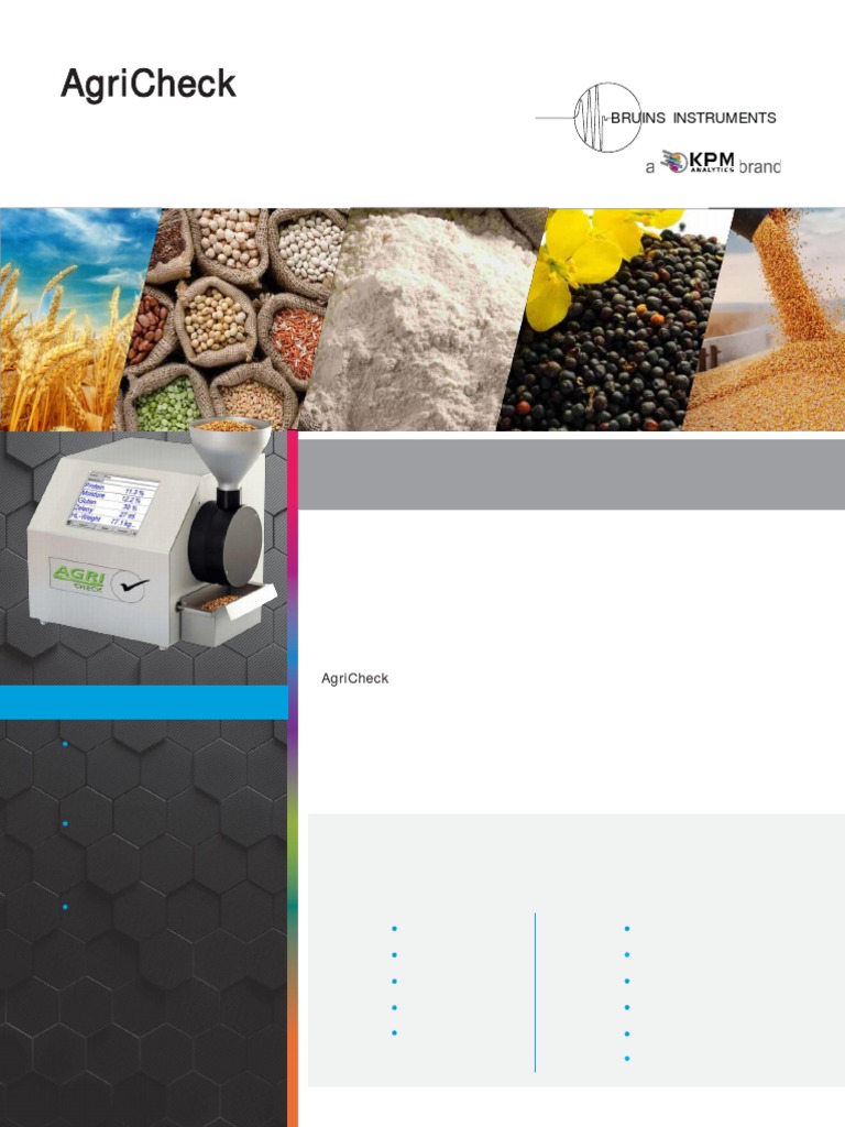 Agricheck系列: Bruins Instruments | PDF