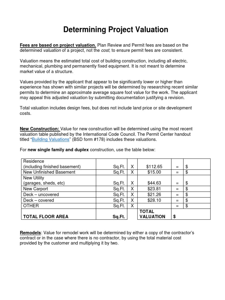 Determining Project Valuation | PDF | Teaching Methods & Materials