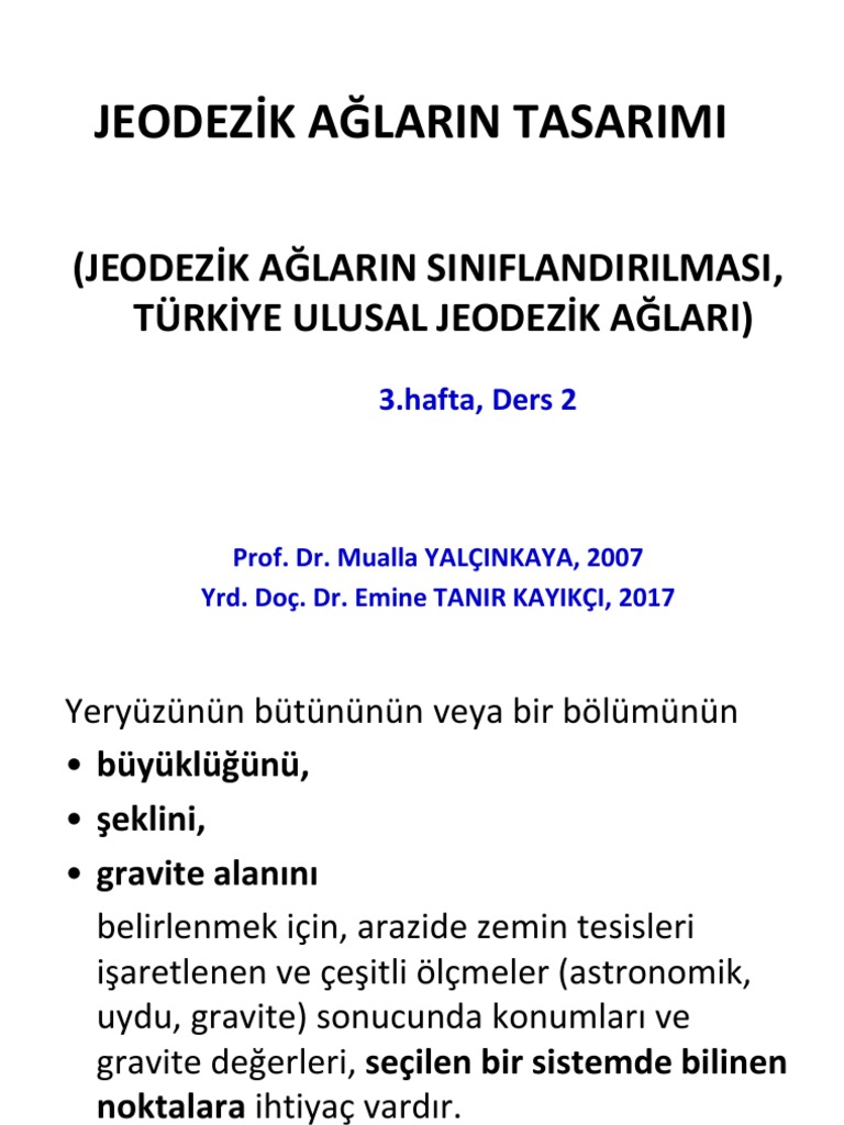 Silo - Tips Jeodezk Alarin Tasarimi Jeodezk Alarin Siniflandirilmasi ...