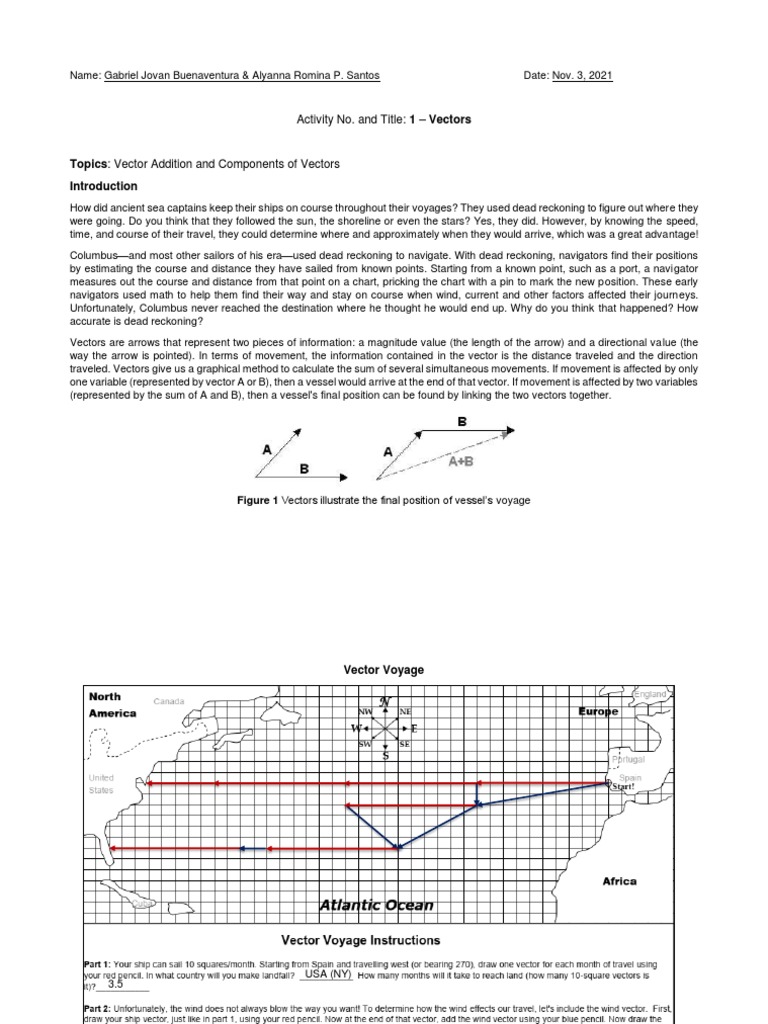 Vector Worksheet | PDF | Social Science