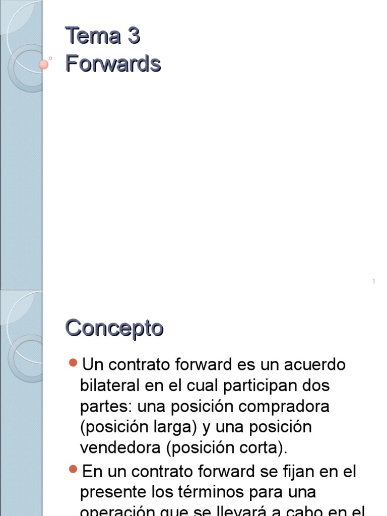 Power Point Forwards | PDF | Compartir (Finanzas) | Precios