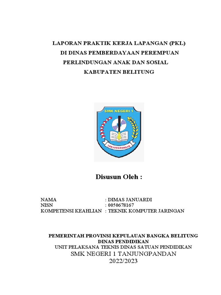 FORMAT LAPORAN PKL 2022-Edit | PDF