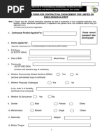 QCHP CV Template | PDF