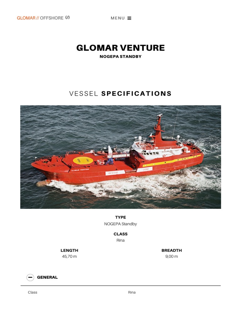 Glomar Venture - Glomar - Offshore | PDF | Marine Propulsion | Propeller