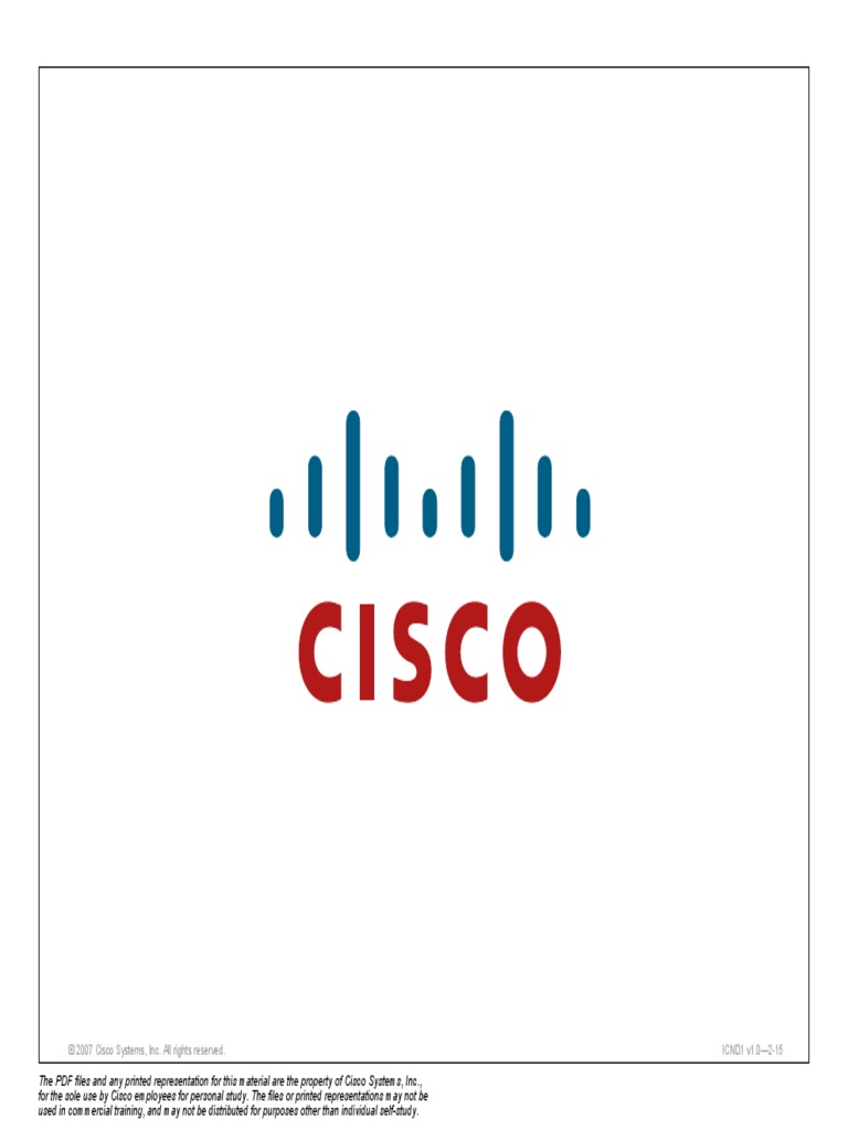 Cours 1 CISCO - Configuration Et Gestion Des Switch | PDF | Command Line Interface | Computer ...