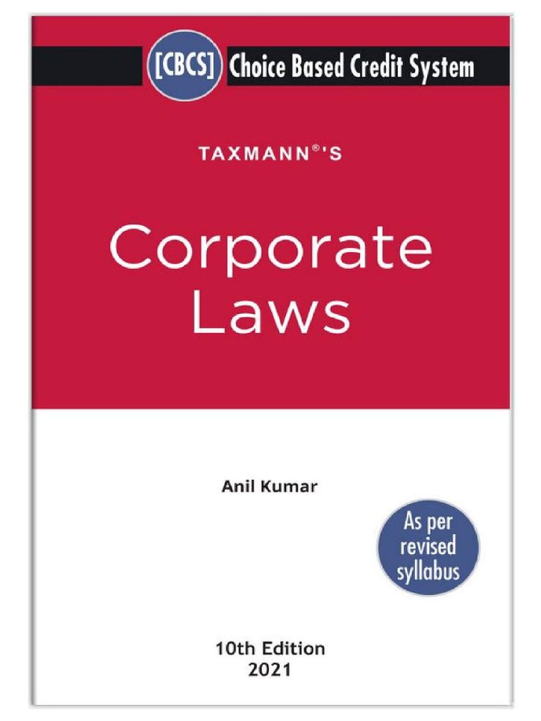 Corporate Law Pdf Companies Limited Liability