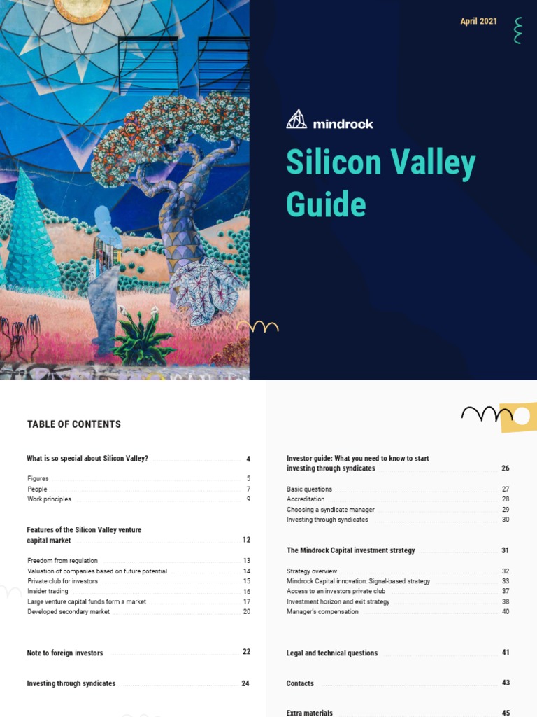 Mindrock Silicon Valley Guide En21 | PDF | Business