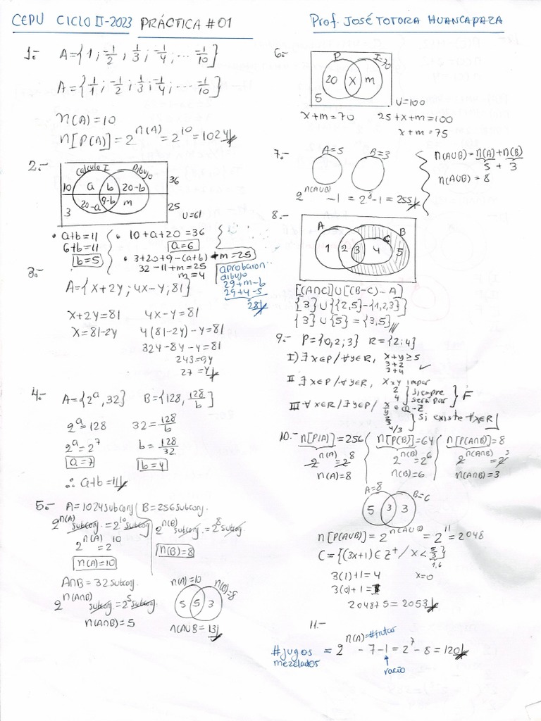 Pract.01.soluciòn - Cepu 2023.ii | PDF