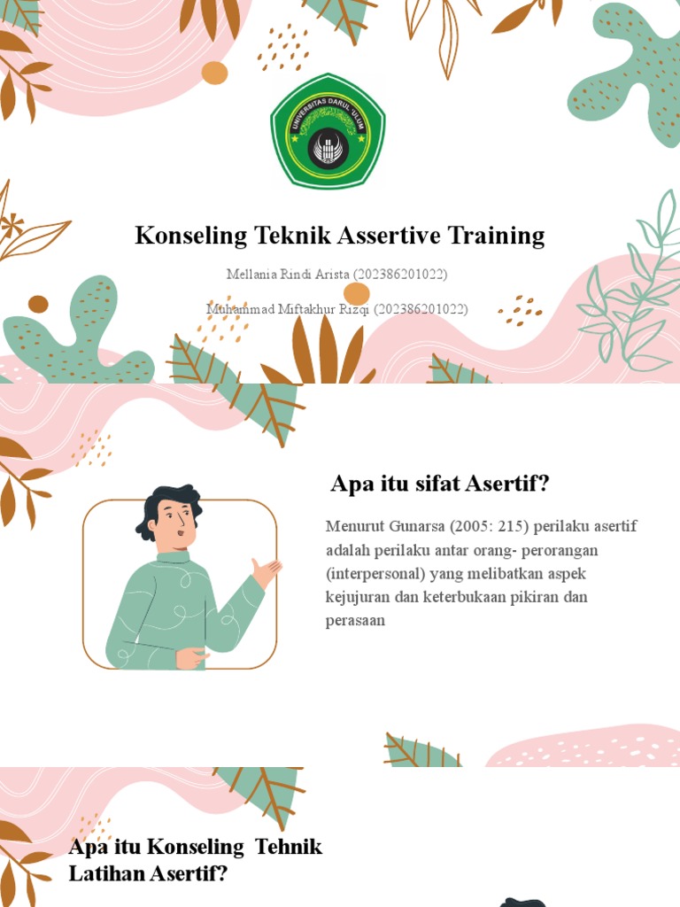 Assertive Training | PDF