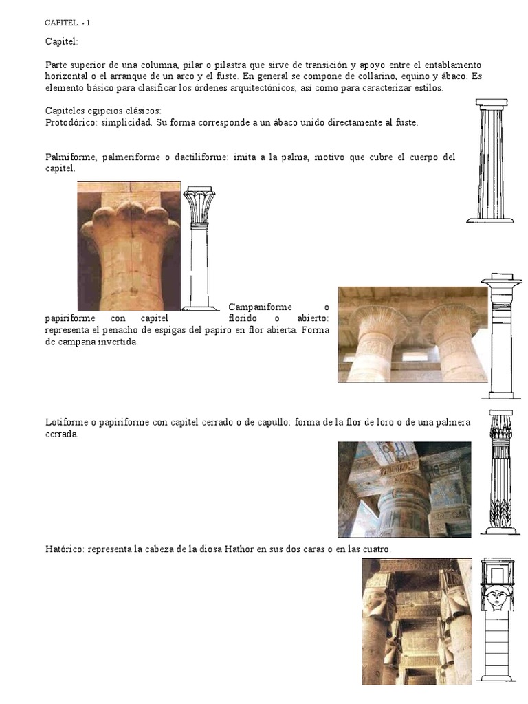 TEMA 2 Capitel | PDF | Columna | Componentes