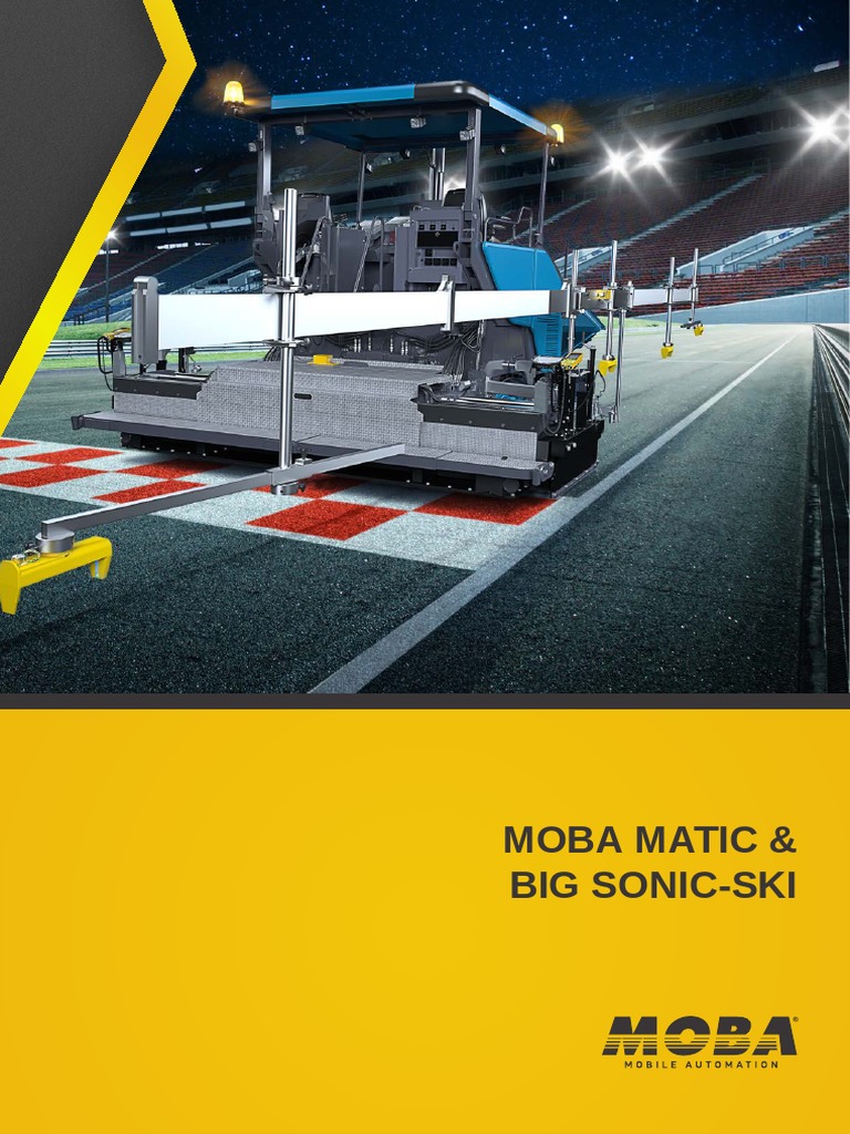 MOBA Matic & Big Sonic-Ski Overview | PDF | Sensor | Automation