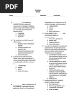 Midwifery Final Test 1 | PDF | Midwife | Midwifery