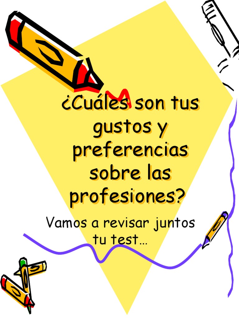 Cuáles Son Tus Gustos y Preferencias | PDF
