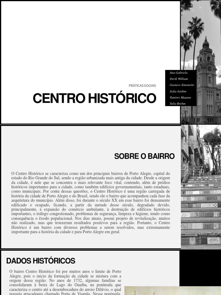 Centro Histórico - Apres. PSAU | PDF