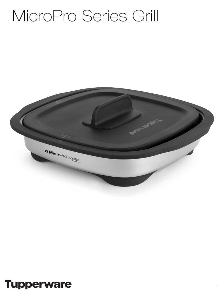 Tupperware MicroPro Grill Instructions | PDF | Foods | Cooking