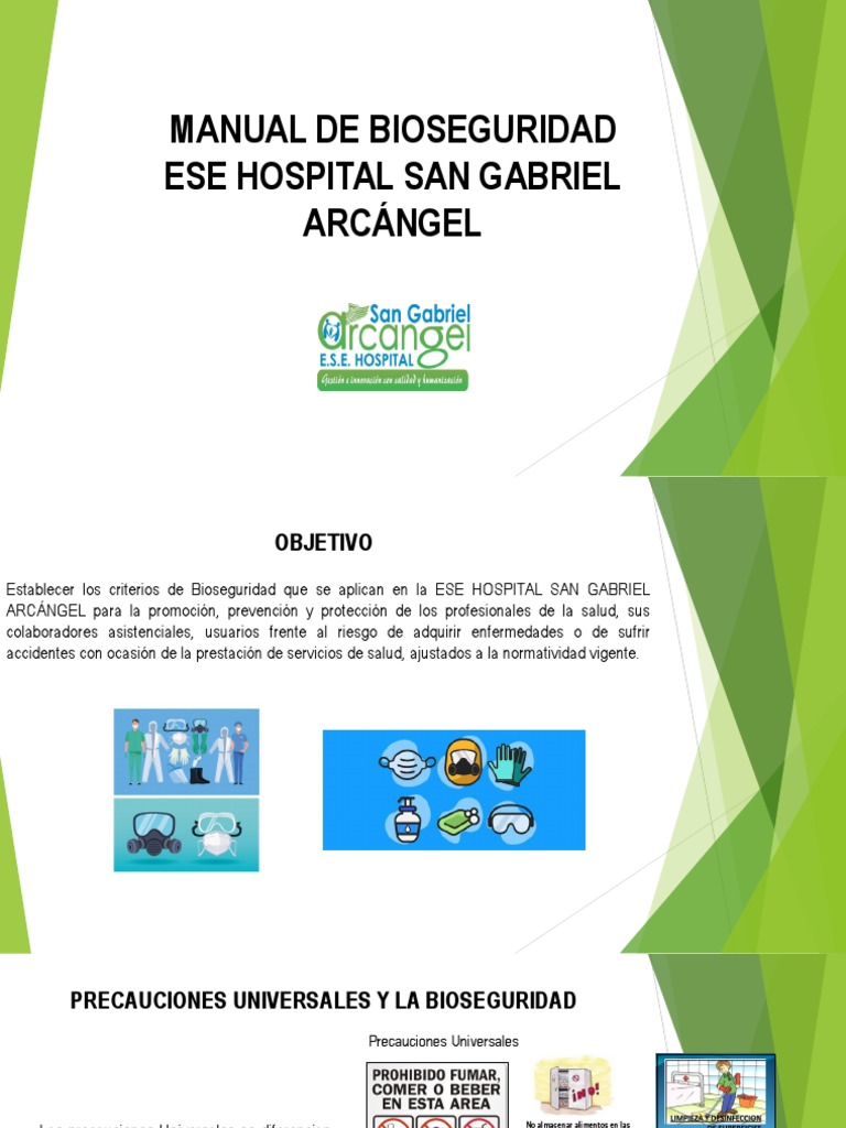 Capacitación Manual de Bioseguridad | PDF | Hospital | Residuos
