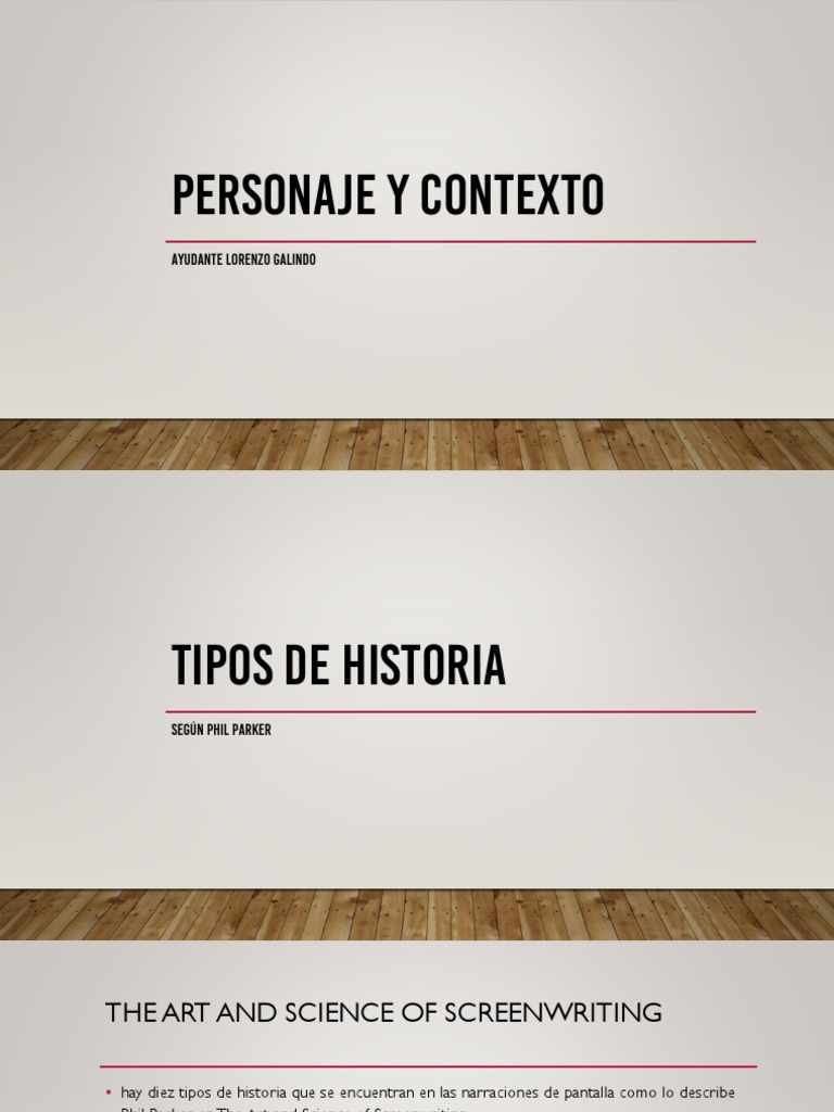 Personaje y Contexto-2 | PDF