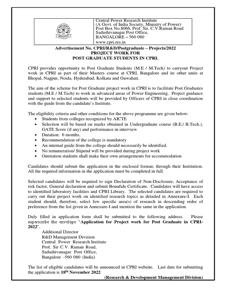 PG Advertisement 26 10 2022 - 1 | PDF | Postgraduate Education ...