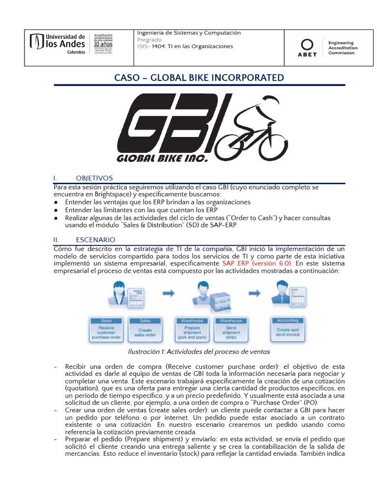 GBI Escenario3 OtoC ERP 2022 | PDF | Software | Gestión de tecnología de la información