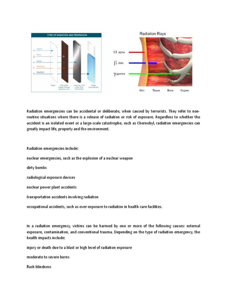 radiation hazards | PDF | Acute Radiation Syndrome | Nuclear And ...