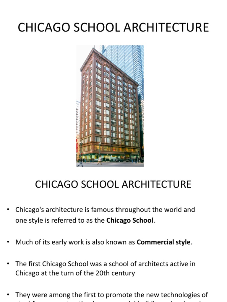 Chicago School Architecture | PDF