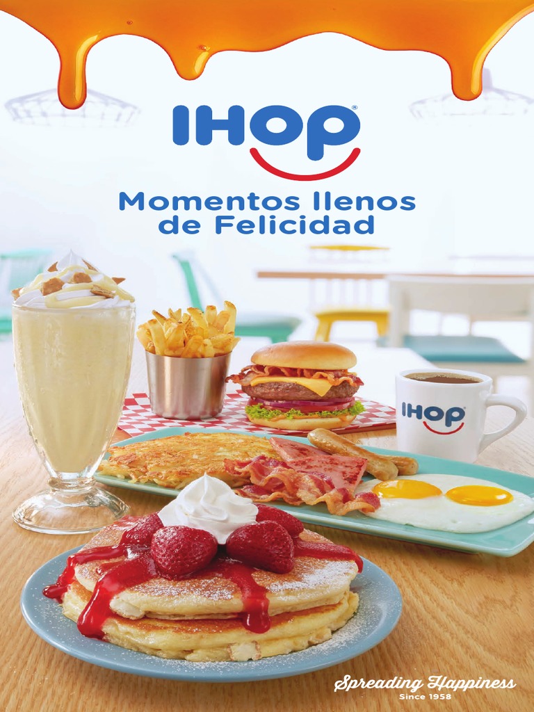 Menú de Bebidas y Desayunos IHOP | PDF | Tortita | Hamburguesas