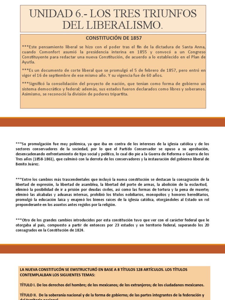 Unidad 6 de Historia Del Decho. Mexicano | PDF | Gobierno | México