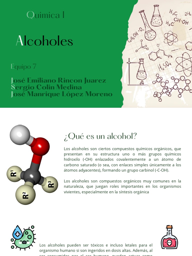 Alcoholes Quimica 1 | PDF | Química | Ciencias fisicas