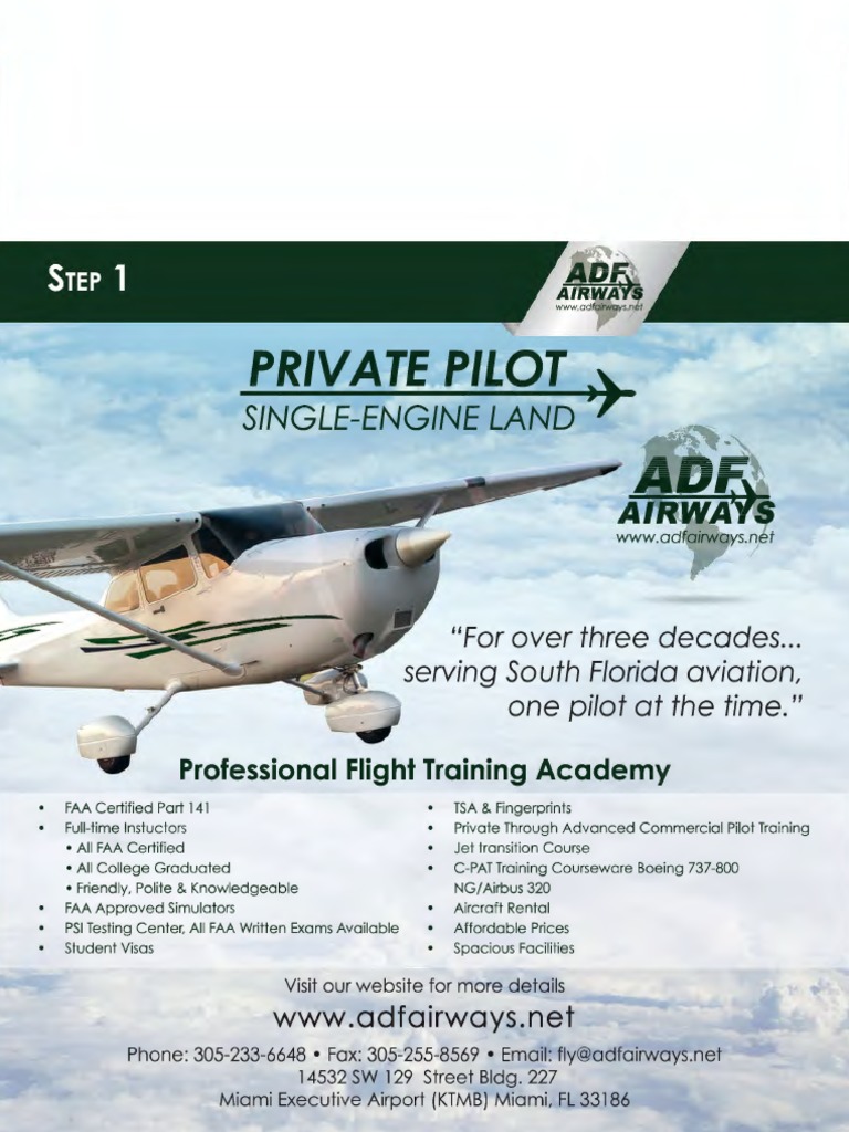 ADF Steps For Flight Training | PDF | Flight Instructor | Federal ...