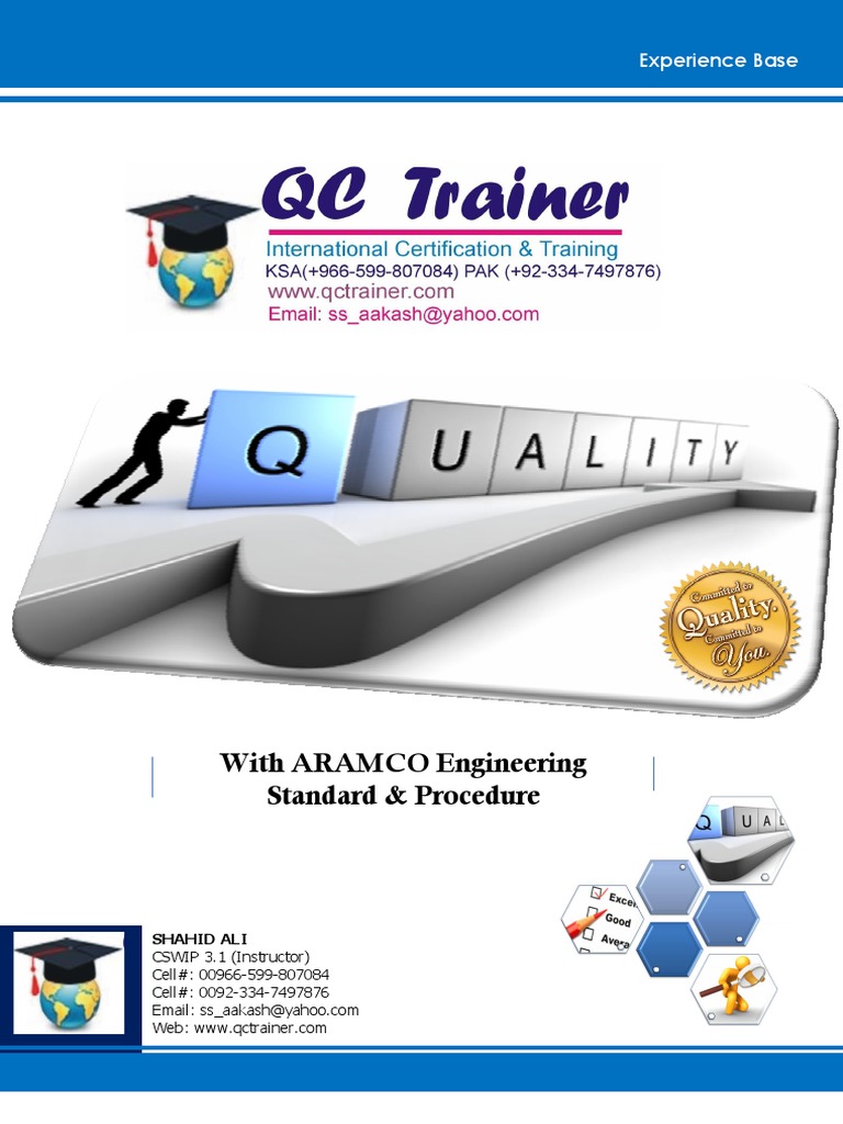 QC Welding Inspector Notes | PDF | Welding | Construction