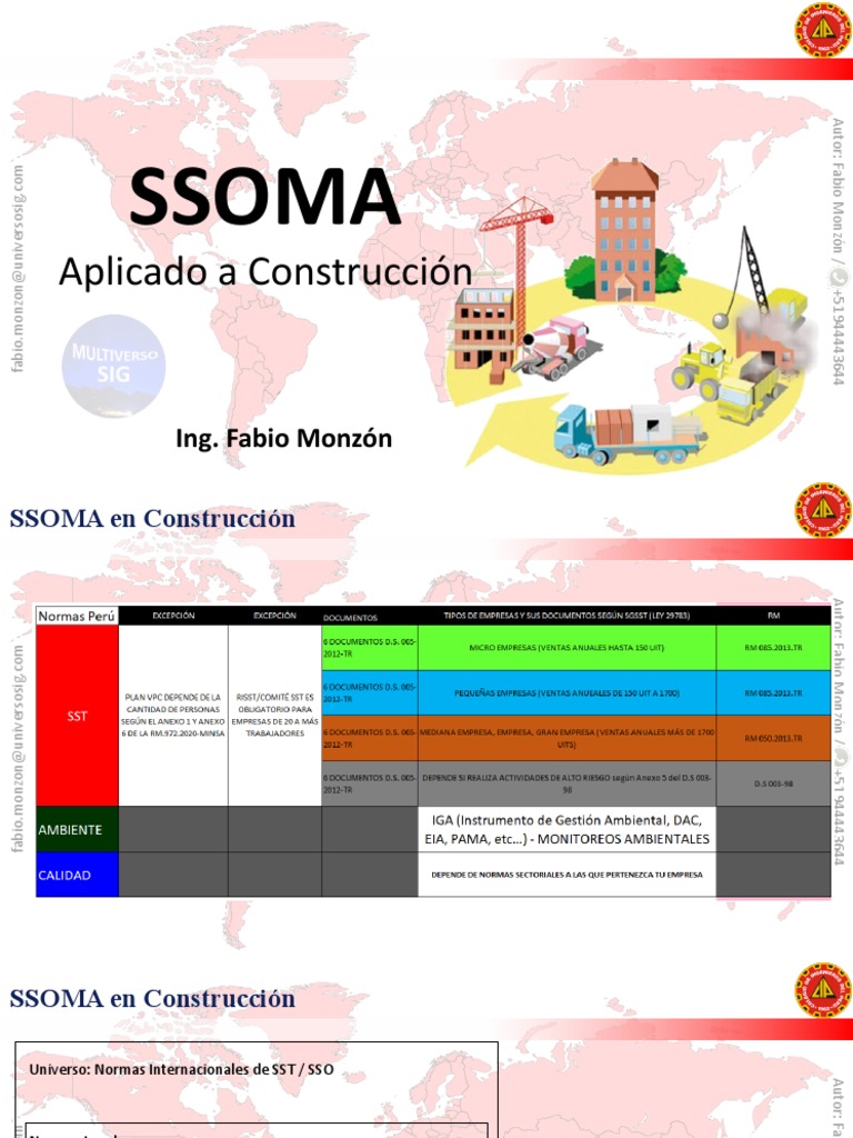 Normativa de SST en Construcción Perú | PDF | Ciencias de la Salud | La ...