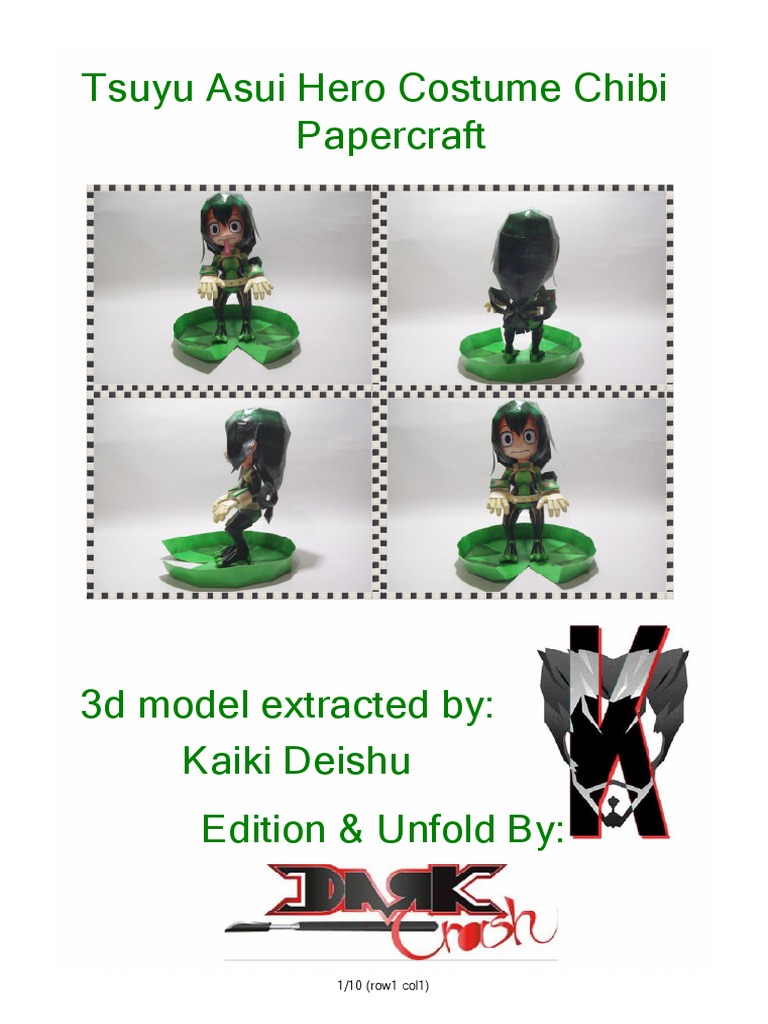 Chibi-Tsuyu-Asui-Hero-Costume Sin Lineas | PDF | Teaching Methods & Materials