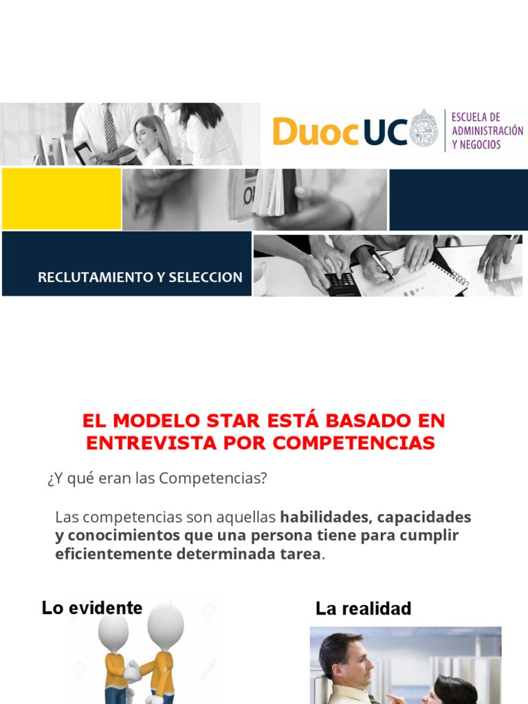Entrevistas por Competencias: Modelo STAR | PDF | Crecimiento personal ...