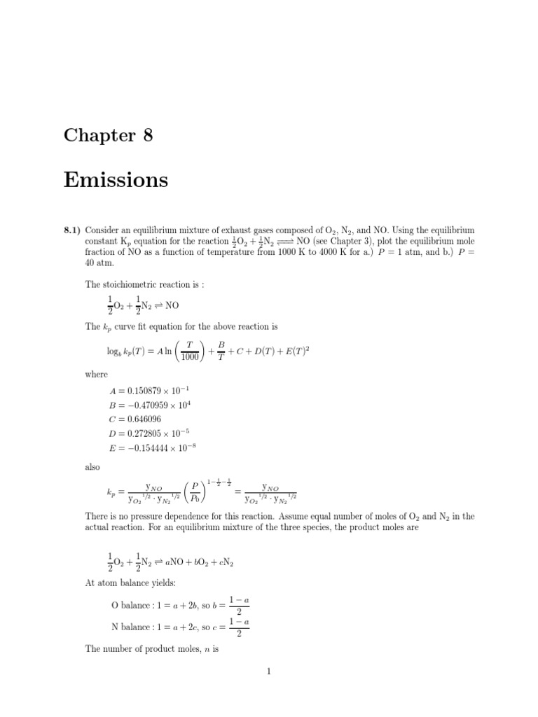 Solutions Manual Internal Combustion Engines: Applied Thermosciences ch08 | PDF | Internal ...