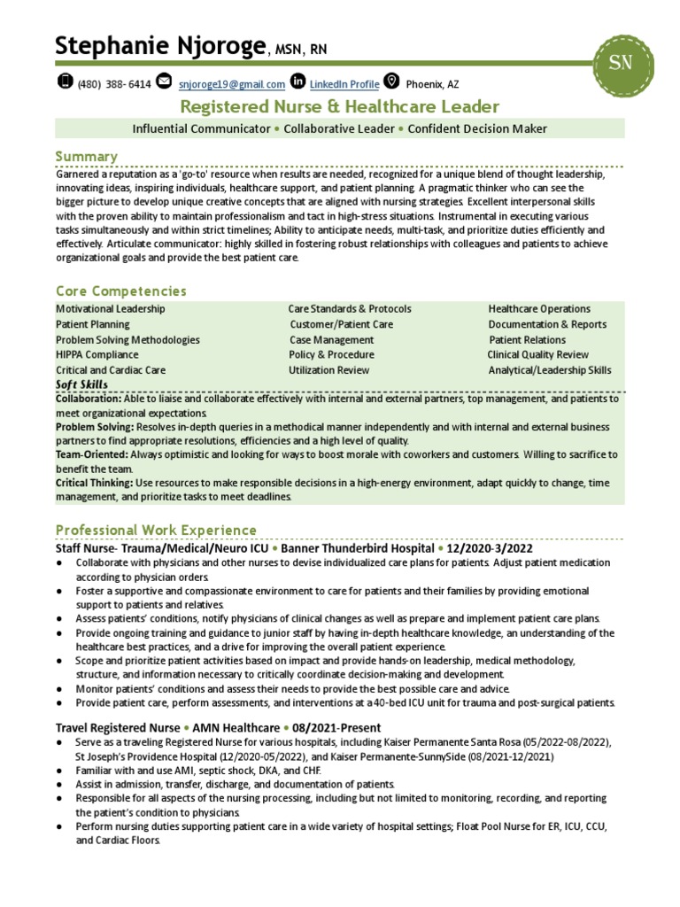 Stephanie Njoroge Resume (New) | PDF