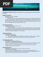 Amazing Race Rules | PDF | The Amazing Race | American Reality ...