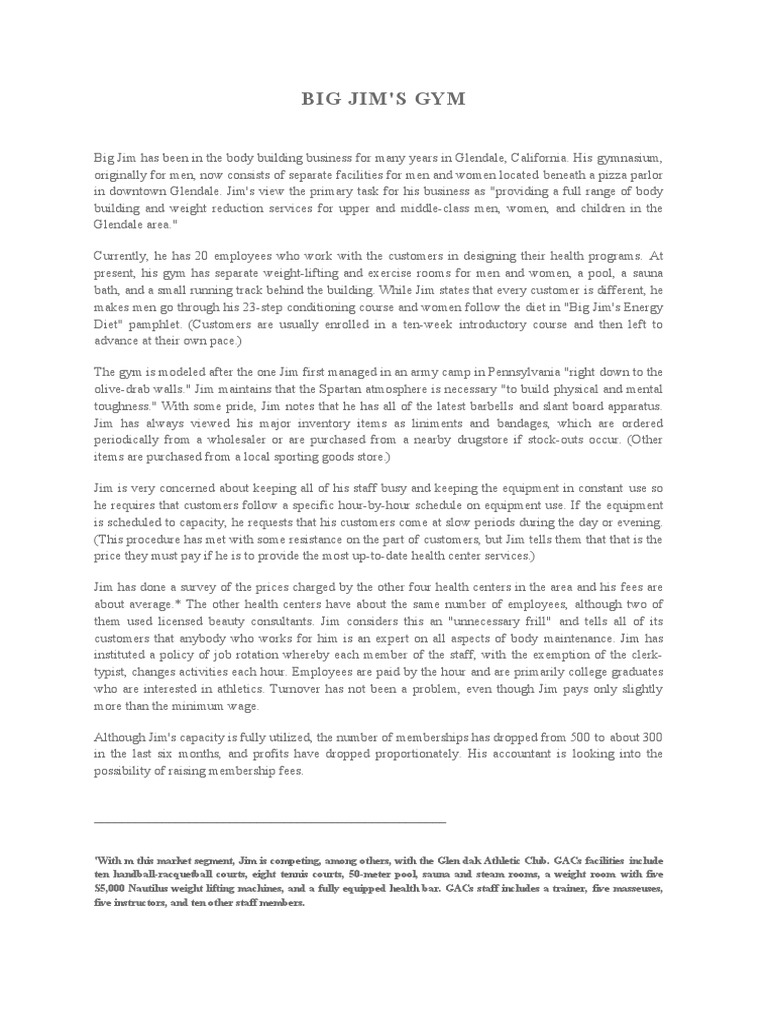 Big Jim | PDF | Business | Economies