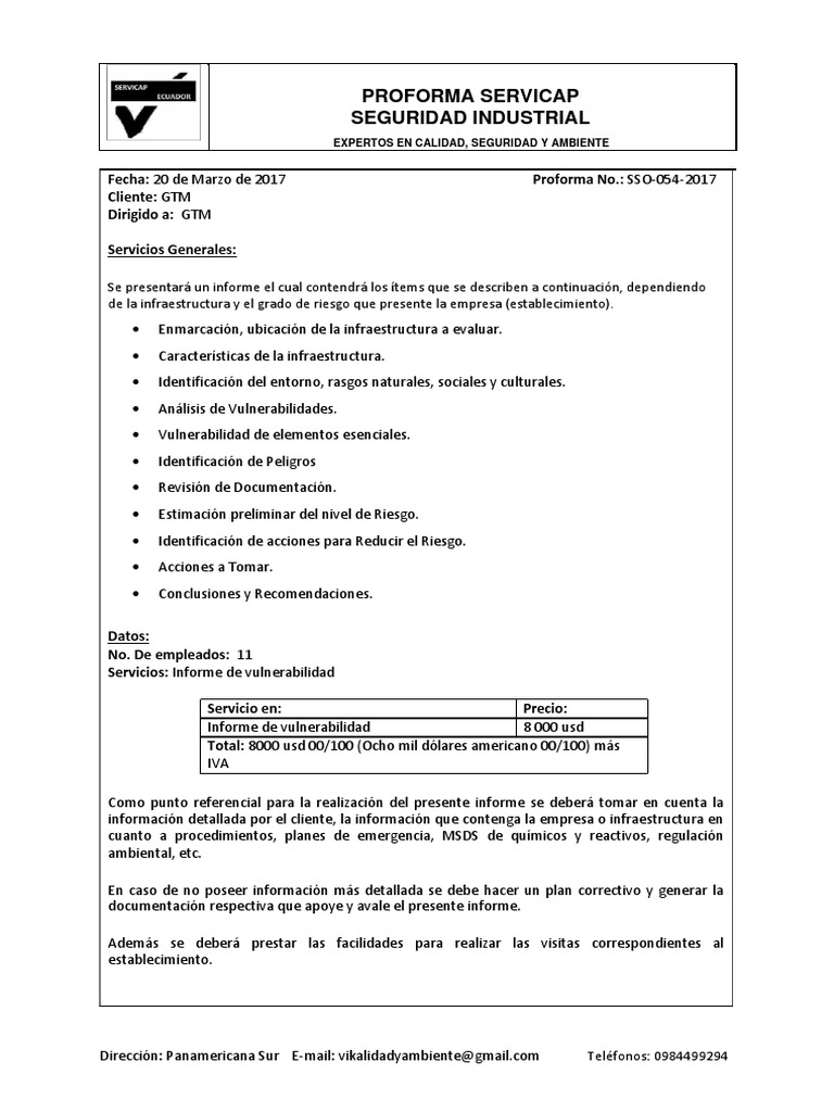 1 Proponente A | PDF | Business | Economias