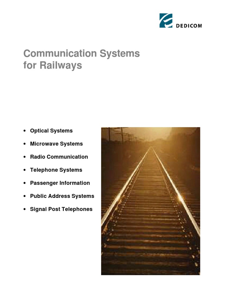 Rail Comms Systems | PDF | Telecommunication | Radio