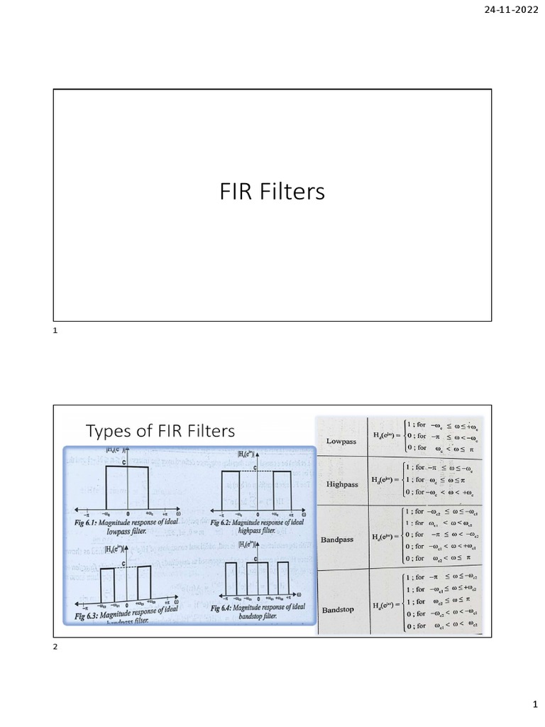 Dsp Filters Pdf