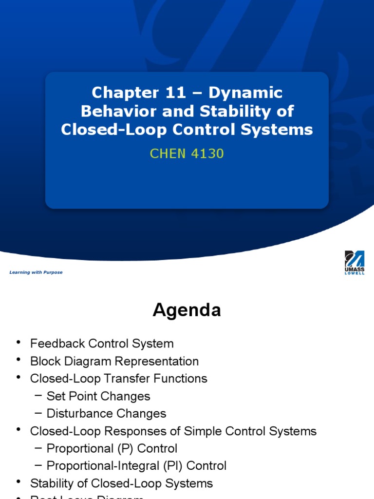 Chapter 11 - Closed Loop Control Systems | PDF | Control Theory ...