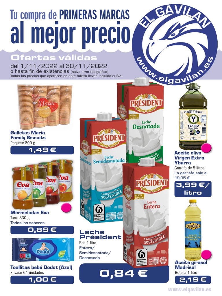 Ofertas de productos de primera necesidad y artículos de limpieza en El Gavilán Supermercados ...