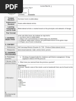 Lesson Plan in TLE I | PDF
